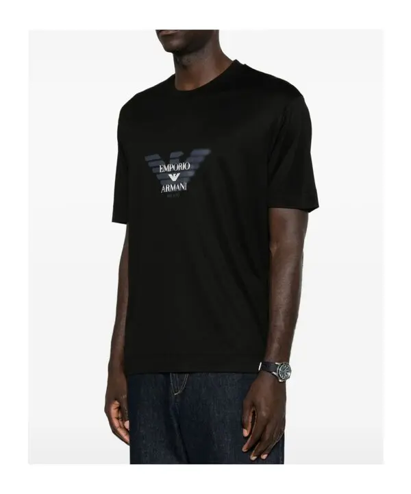 Emporio Armani Logo-printed Crewneck T-shirt