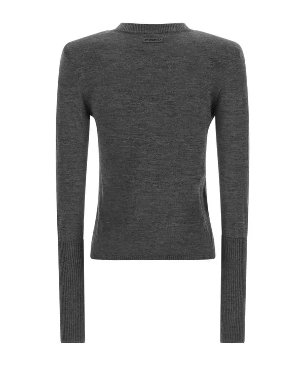 Pinko Long Sleeve Ribbed Cuff Jumper
