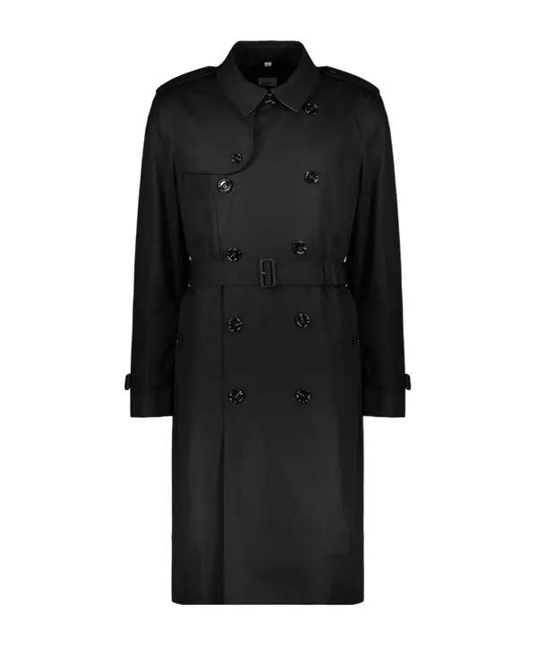 Burberry Double-breasted Trench Coat - Black