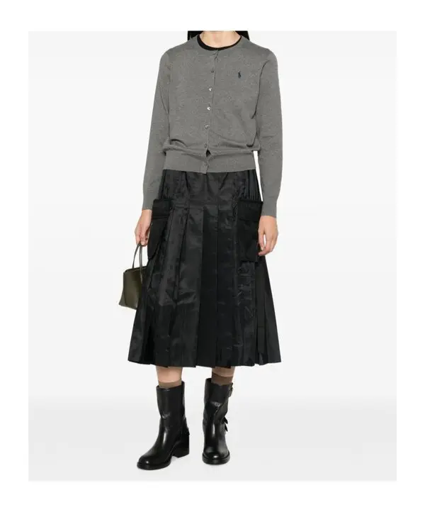 Polo Ralph Lauren Embroidered Button-front Cardigan