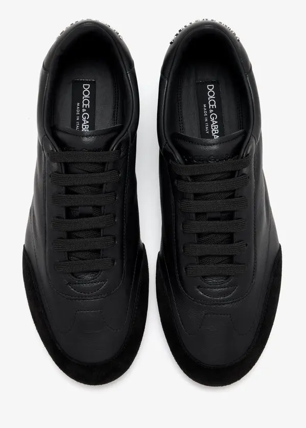 Dolce & Gabbana Panelled Leather Sneakers