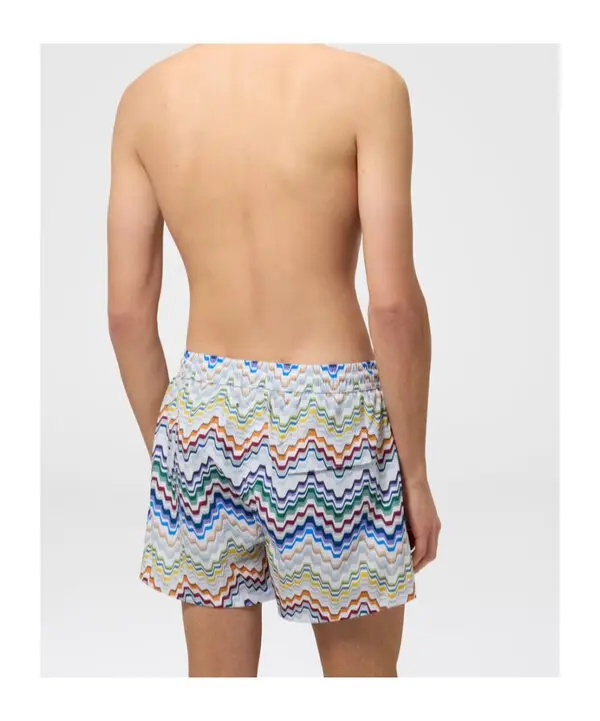 Missoni Zigzag-print Swim Shorts