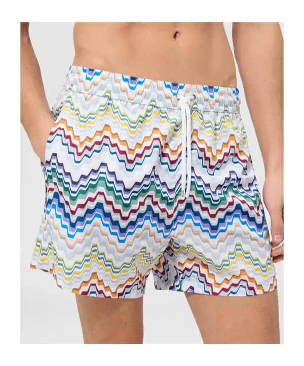 Missoni Zigzag-print Swim Shorts