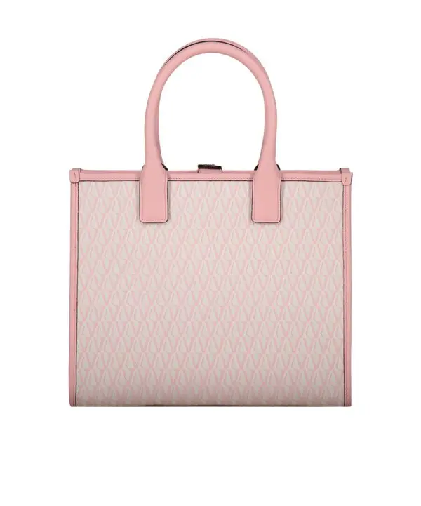 Versace Small V Allover La Medusa Tote Bag