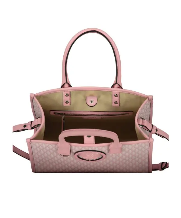 Versace Small V Allover La Medusa Tote Bag