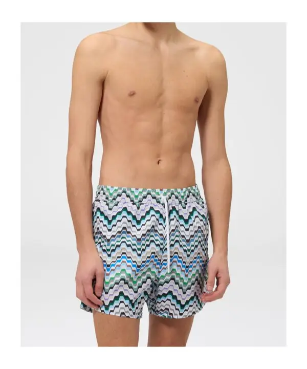 Missoni Zigzag-print Swim Shorts