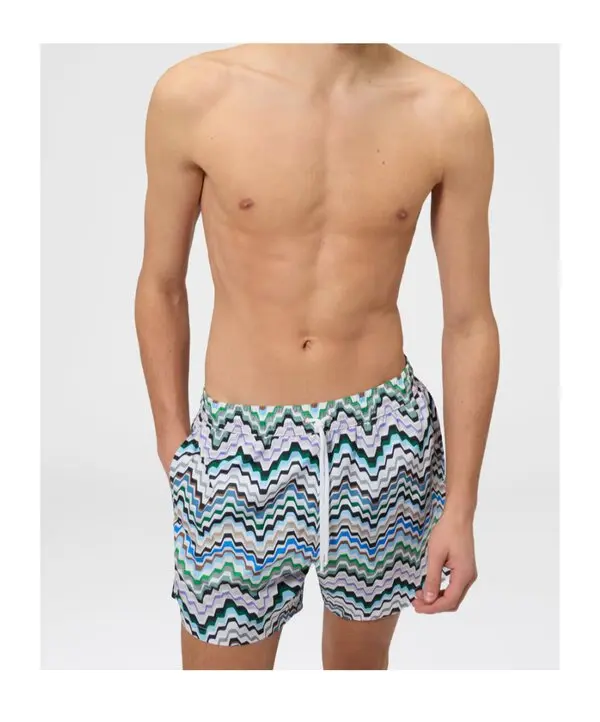 Missoni Zigzag-print Swim Shorts