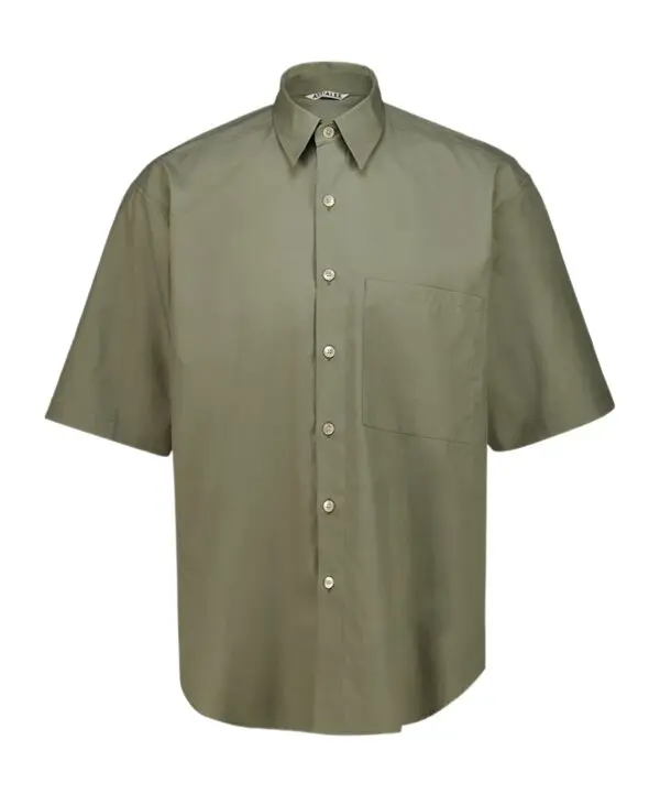 Auralee Cotton Shirt - Olive