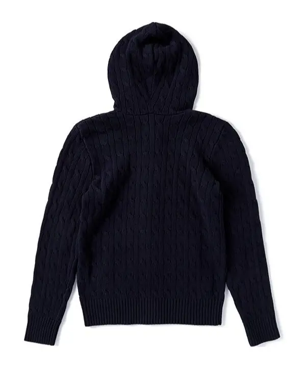 Polo Ralph Lauren Embroidered Hooded Knitted Cardigan