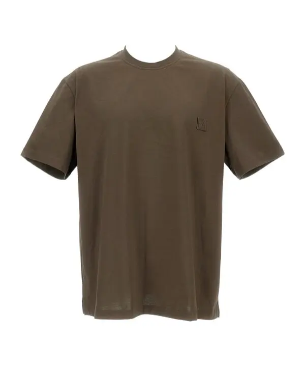 WOOYOUNGMI Logo Patch Floral T-shirt - Green