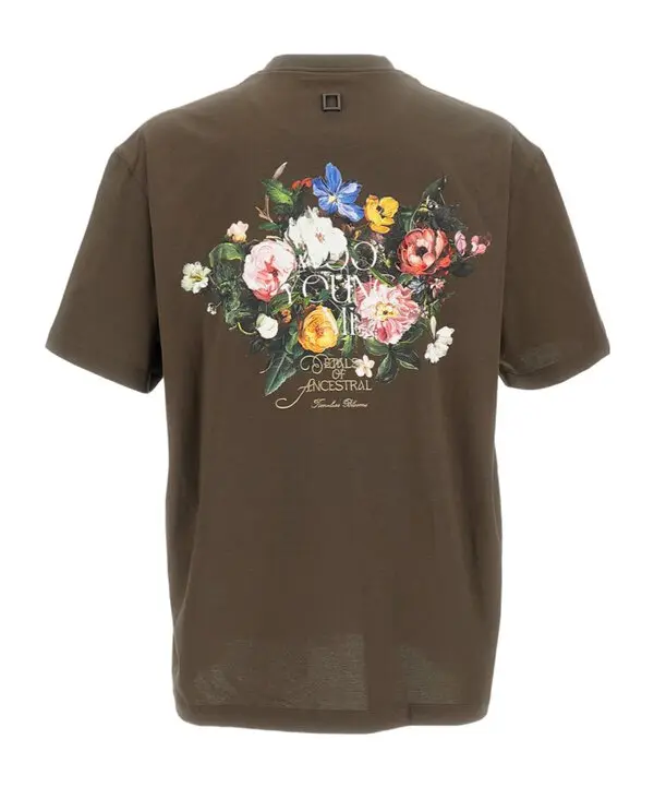 WOOYOUNGMI Logo Patch Floral T-shirt