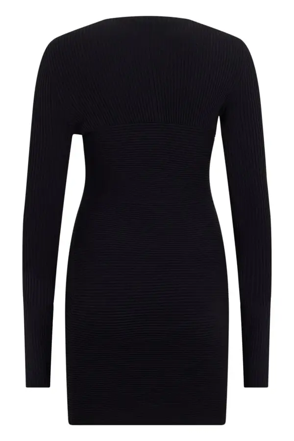 Philosophy Di Lorenzo Serafini Twist-detail Ribbed-knit Mini Dress