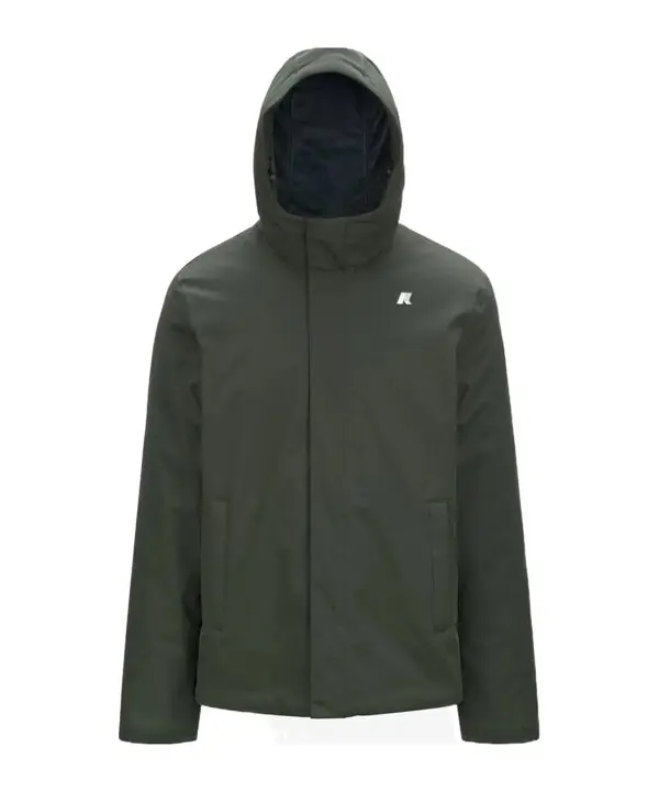 K-WAY Logo Hooded Casual Jacket