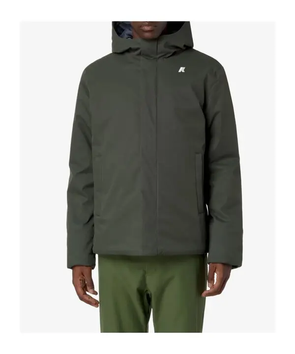 K-WAY Logo Hooded Casual Jacket