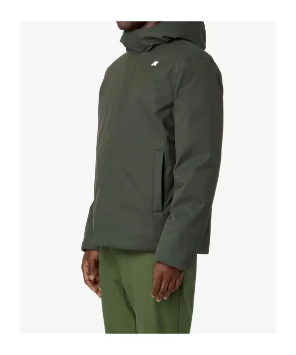 K-WAY Logo Hooded Casual Jacket