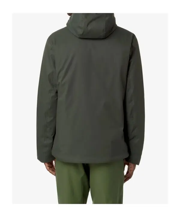 K-WAY Logo Hooded Casual Jacket