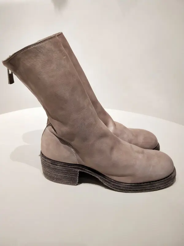 Guidi Back-zip Mid-tube Boots