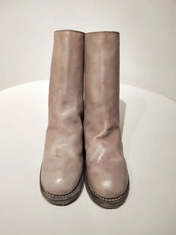 Guidi Back-zip Mid-tube Boots