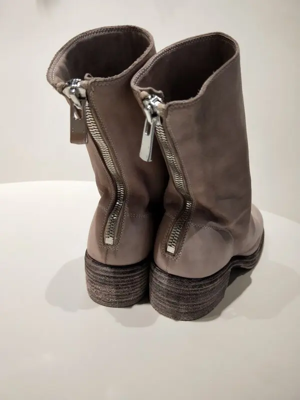 Guidi Back-zip Mid-tube Boots