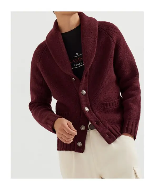 Brunello Cucinelli Shawl Collar Cardigan