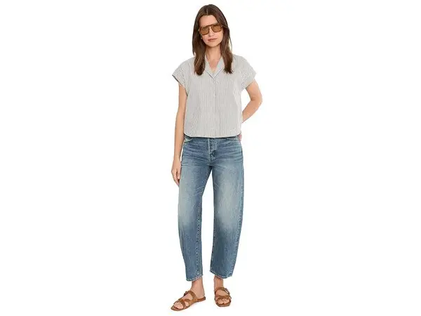 Madewell The Barrel In Solstice Jeans Solstice Wash