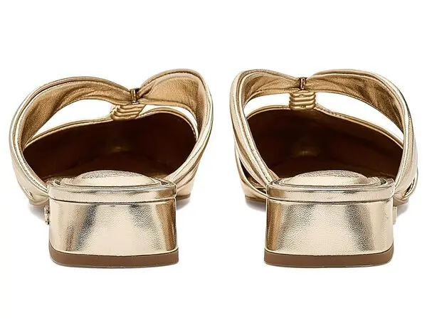 Vince Camuto Vanika Gathered Slip-on Mules - Gold