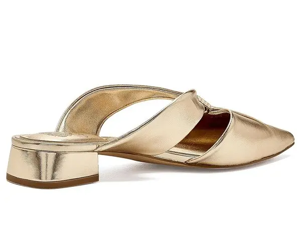 Vince Camuto Vanika Gathered Slip-on Mules - Gold