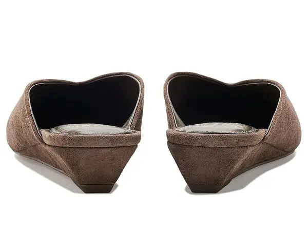 Vince Camuto Vinia Slip-on Flat Mules - Taupe