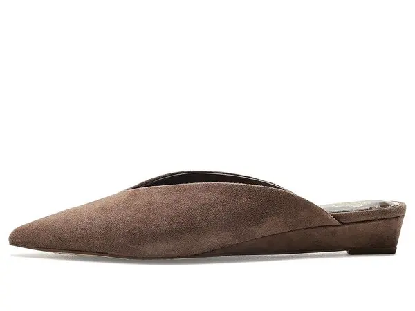 Vince Camuto Vinia Slip-on Flat Mules - Taupe