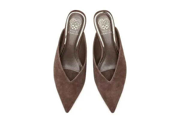 Vince Camuto Vinia Slip-on Flat Mules - Taupe