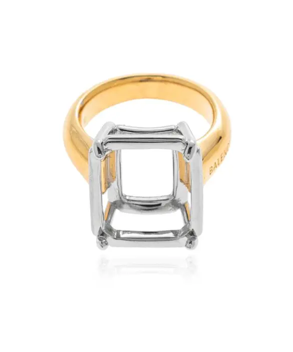 Balenciaga Frame Oval Ring