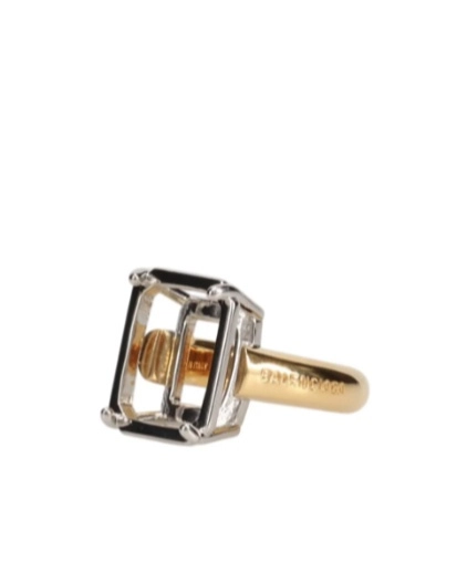 Balenciaga Frame Oval Ring
