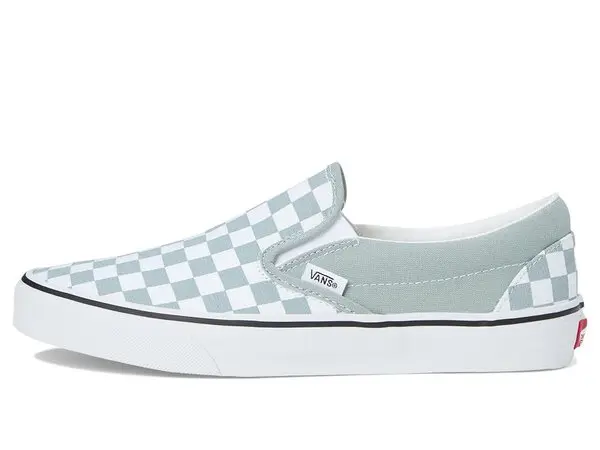 VANS Classic Slip-on Checkerboard Sneakers - Green