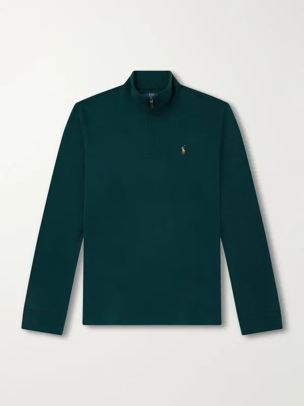 Polo Ralph Lauren Cotton Half-zip Sweater - Green