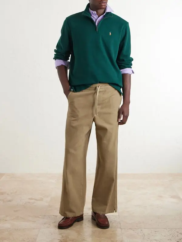 Polo Ralph Lauren Cotton Half-zip Sweater - Green