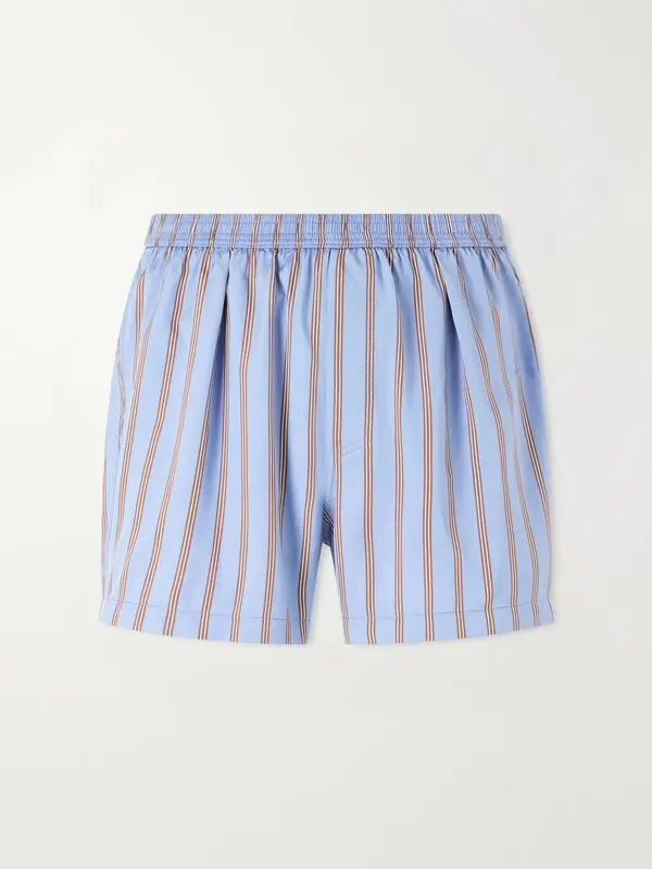 TOM FORD Striped Silk Boxer Shorts