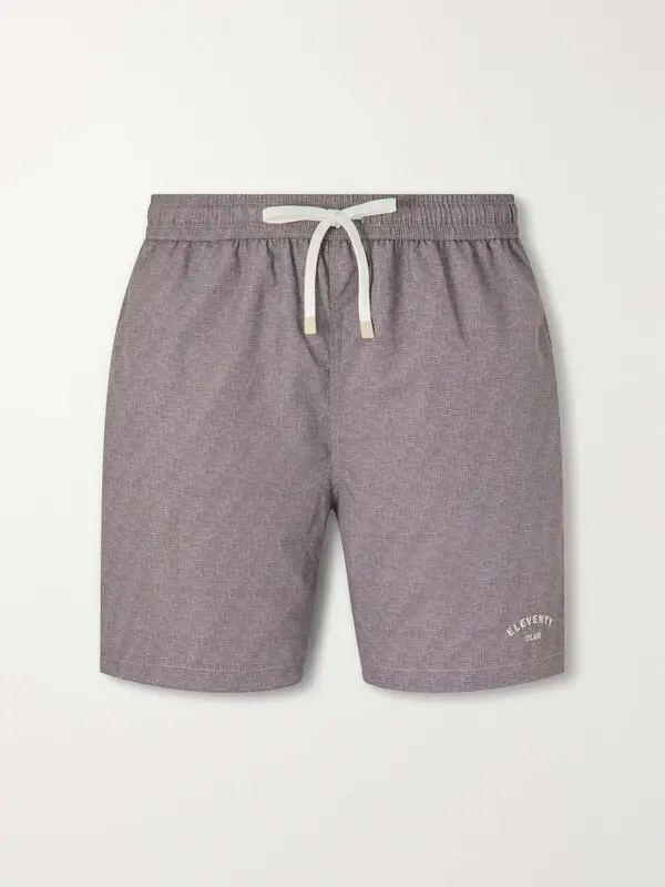 Eleventy Straight-leg Mid-length Swim Shorts