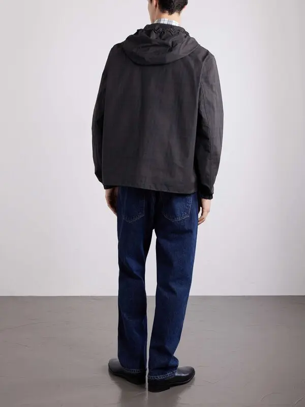 Burberry Newport Logo-appliquéd Checked Cotton Jacket
