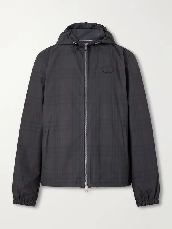 Burberry Checked Cotton Jacket