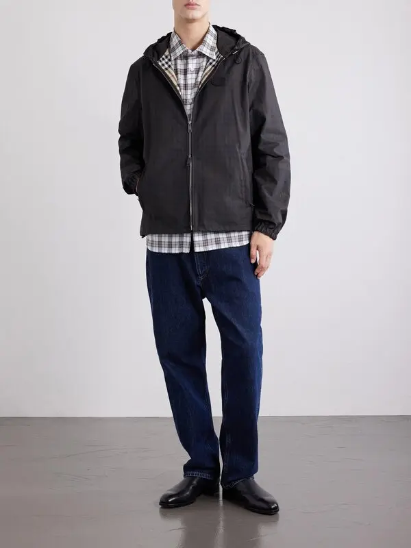 Burberry Checked Cotton Jacket