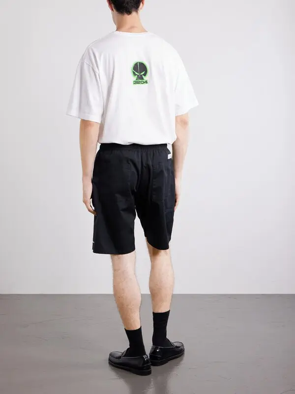 NEIGHBORHOOD Logo Embroidered Shell Shorts