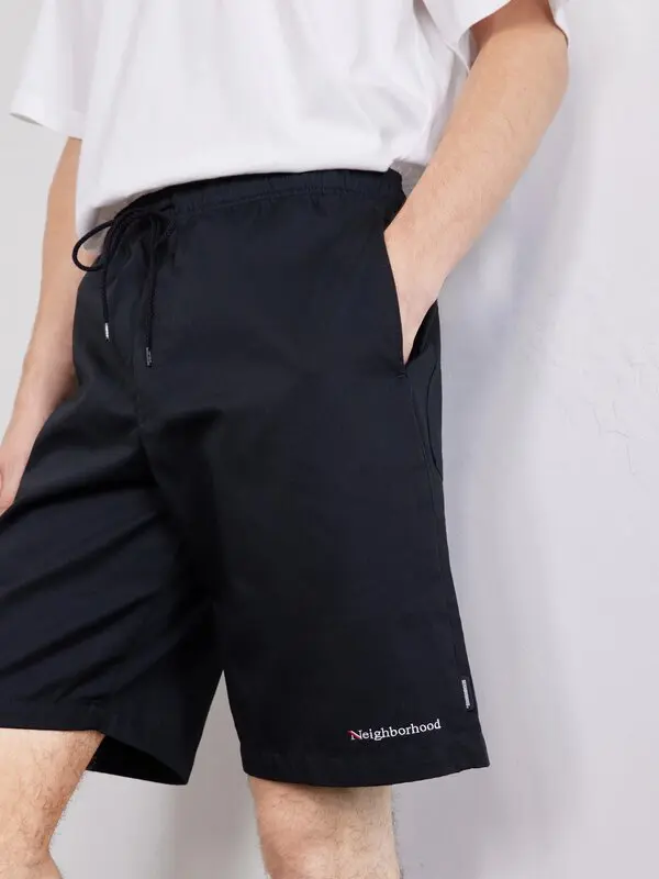 NEIGHBORHOOD Logo Embroidered Shell Shorts