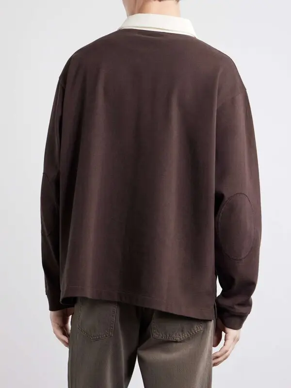 FRAME Cotton-jersey Polo Shirt