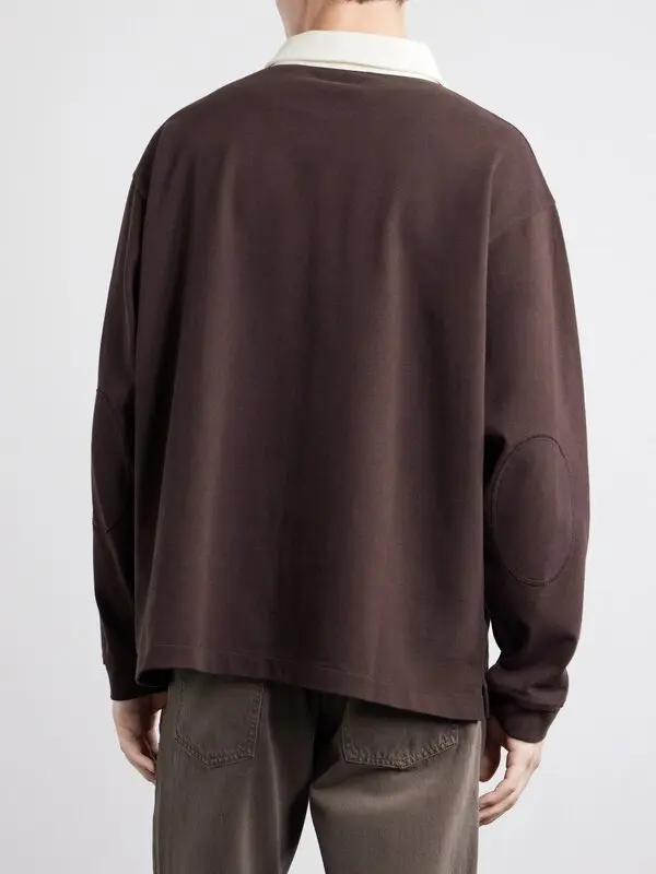 FRAME Cotton-jersey Polo Shirt