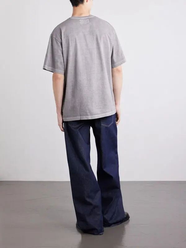 NEIGHBORHOOD Logo-embroidered Cotton-jersey T-shirt