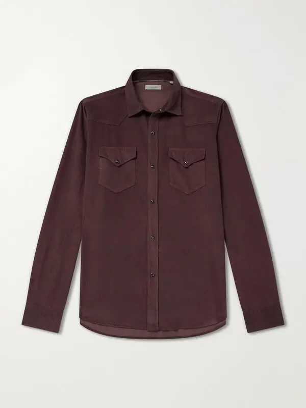 Canali Cotton-corduroy Shirt