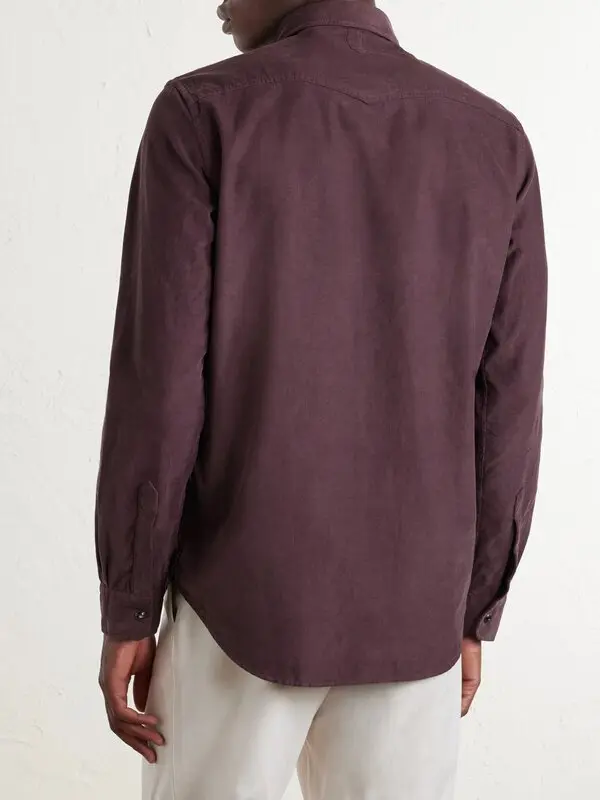 Canali Cotton-corduroy Shirt