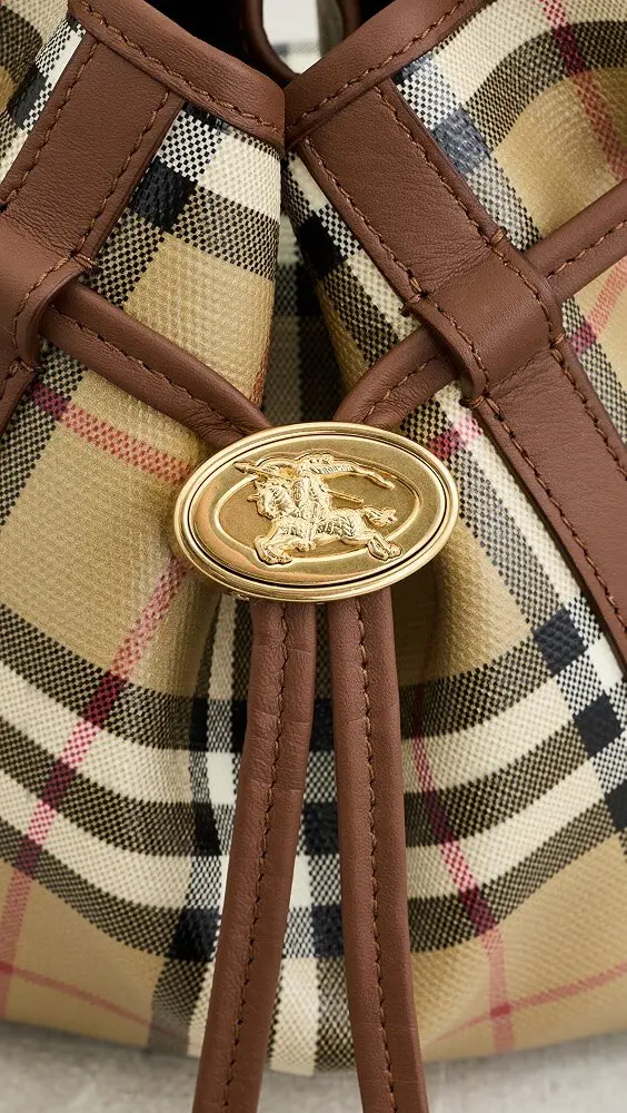 Burberry Mini Drawstring Bucket Bag
