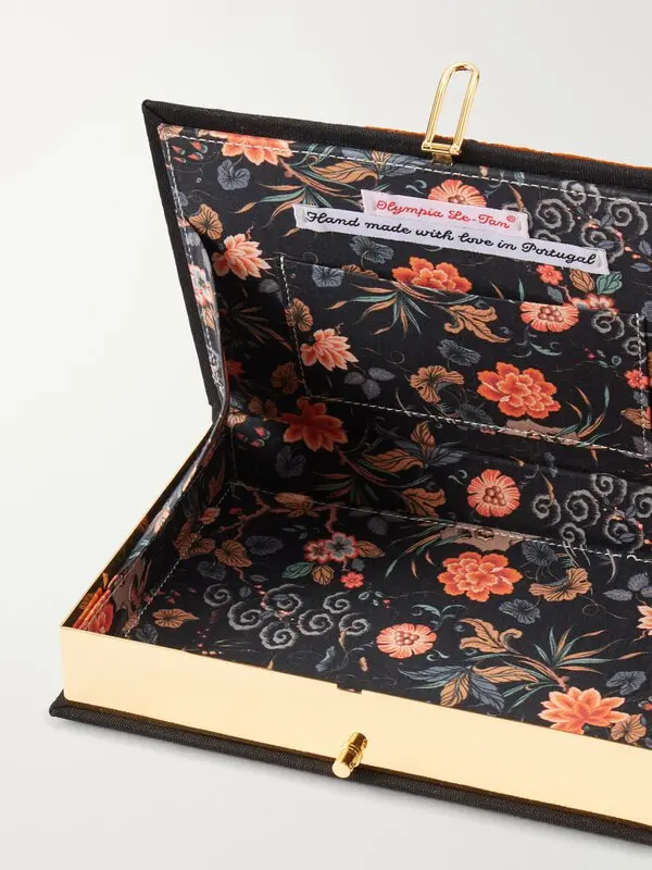 OLYMPIA LE-TAN The Loving Embroidered Book Clutch - Multi