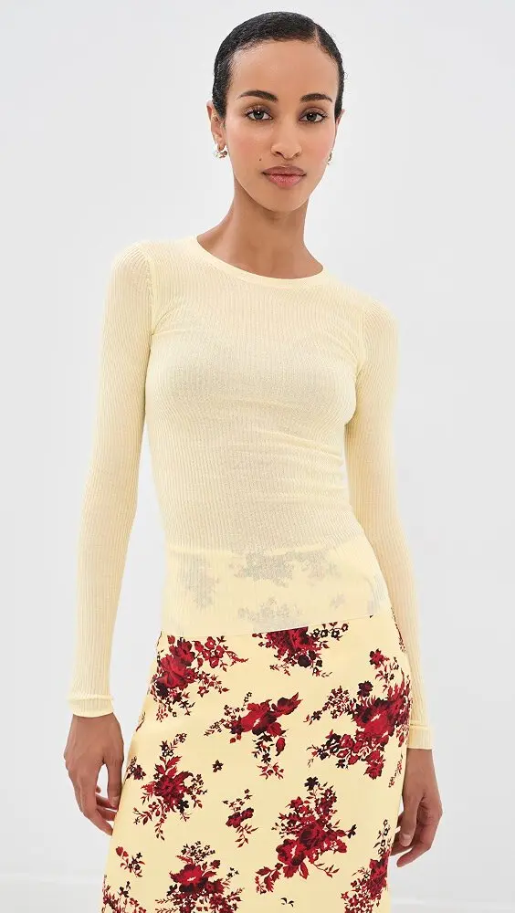 JIL SANDER Crew Neck Wool Sweater
